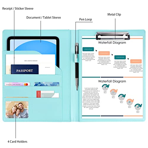 Snapklik.com : Glitter Padfolio/Resume Portfolio Folder For Women Men ...