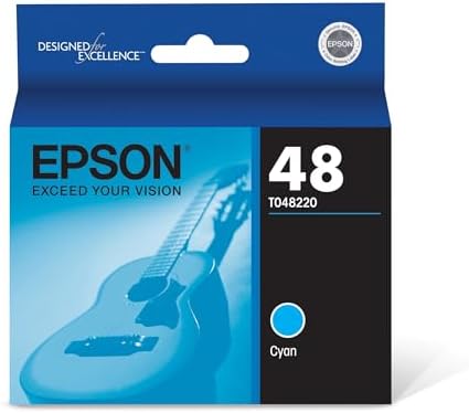 Amazon.com: EPSON 48 Standard Capacity Cyan Cartridge (T048220-S) Works ...