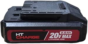 Amazon.com : Hyper Tough 20V Max Lithium-Ion Battery 2.0 Ah 27wh ...
