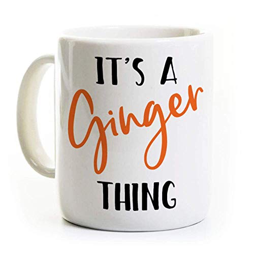 Amazon.com: It's a Ginger Thing Coffee Mug - Can Be Personalized ...