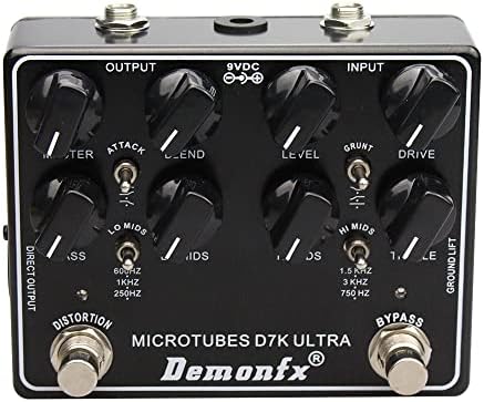 DEMON fx MICROTUBES D7K Ultra Bass PREAMP DISTOR Mexico LAAK Music ...