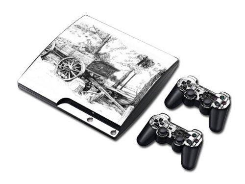 Amazon.com: Vinyl Decal Skin/stickers Wrap for PS3 Slim Play Station 3 ...