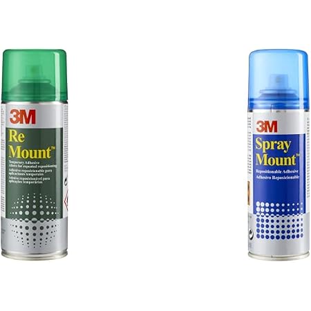 3M Photo Mount Spray Adhesive, Permanent - 200 ml, Clear : Amazon.co.uk ...