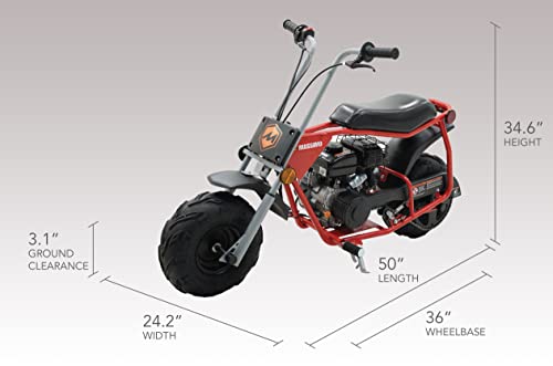 Massimo Mini Bike Off-Road Motorcycle Gas Scooter MB100-79cc | 14.5in ...