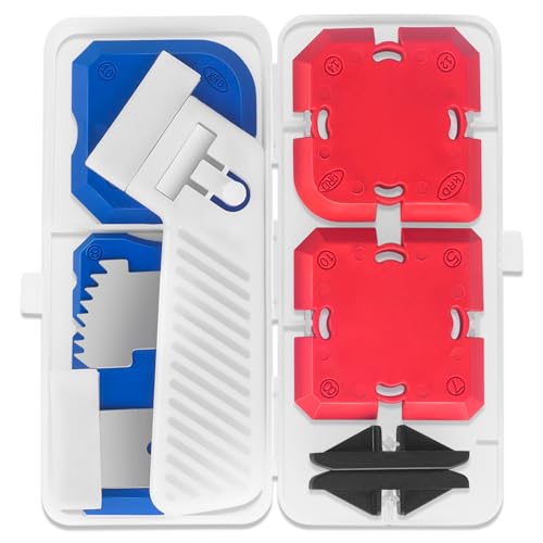 11Pcs Professional Caulking Tool Kit, Silicone Caulking with Guides ...