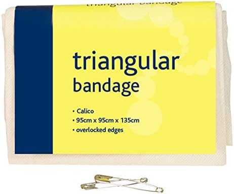 RELIANCE MEDICAL Calico First Aid Sling Triangular Bandage Shoulder ...