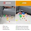 Amazon.com: Apocalis 8 Pack Black Couch Guards for Under Couch ，Toy ...