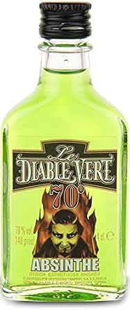 Botellita Miniatura Absenta El Diablo Verde : Amazon.es: Alimentación y ...