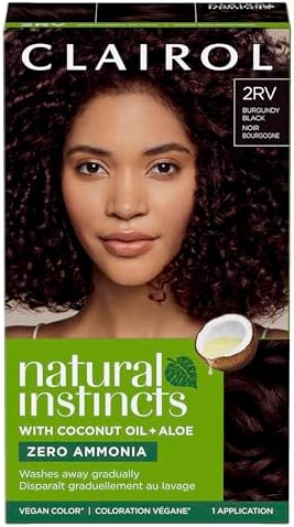 Amazon.com : Clairol Natural Instincts Demi-Permanent Hair Dye, 2RV ...