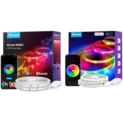 Smart 65.6ft RGBIC LED Strip Lights with Bluetooth & Australia | Ubuy