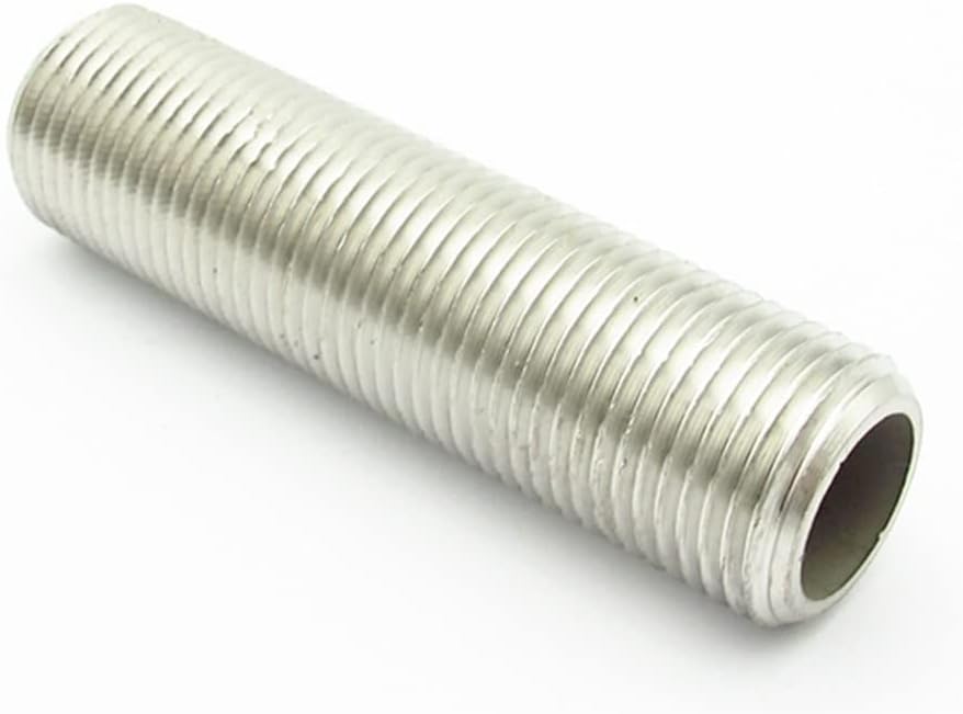 Stainless Steel Full Thread Nipple Barrel Pipe Fitting, 1pc BSP Male ...