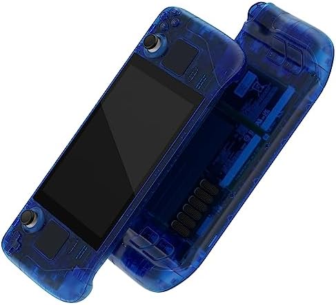 Amazon.com: eXtremeRate Gradient Translucent Bluebell Faceplate Back ...