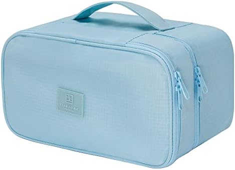 CALACH Travel Underwear Organizer Bag, Bra Bag Double Layer Packing ...