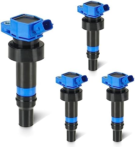 Amazon.com: Blue Set of 4 Ignition Coil Pack 1.6L Compatible with 2012 ...