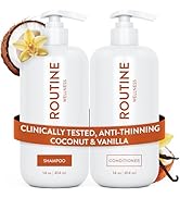 Amazon.com : Routine Wellness Shampoo and Conditioner Set and Hair ...