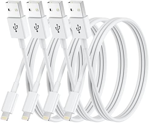 Ankoda iPhone Charger Cable Lightning Cable 3Pack 3FT/1M Nylon Braided ...