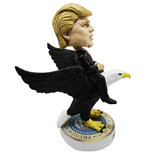 President Trump Riding Eagle Bobblehead