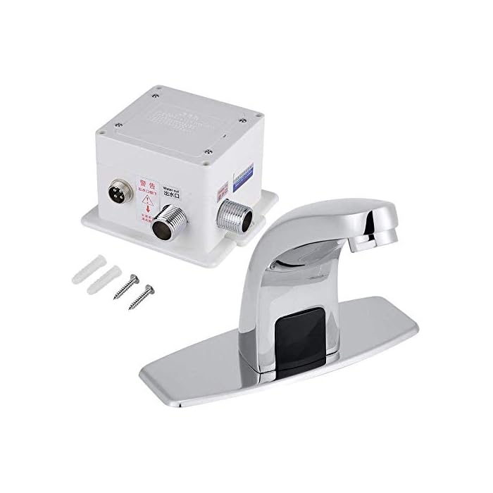 Buy Automatic Infrared Sensor Touch-Less Faucet Chrome Bathroom Sink ...