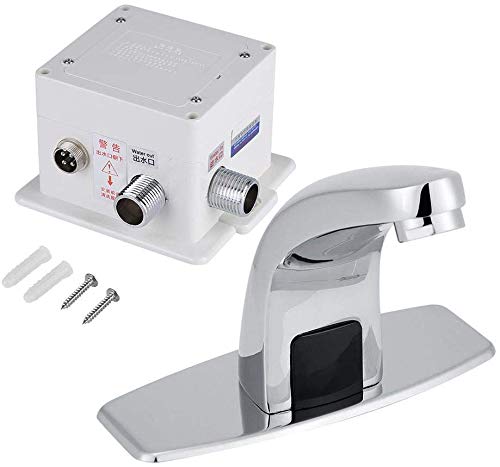 Buy Automatic Infrared Sensor Touch-Less Faucet Chrome Bathroom Sink ...