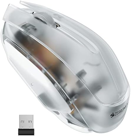 Amazon.in: Buy ZEBRONICS Clear Wireless Mouse with 2.4GHz Wireless ...