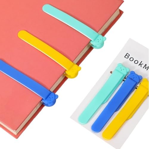 Amazon.com: HFZRZFH 3 Pcs Silicone Automatic Bookmarks Reading ...