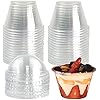 Amazon.com: 50 Pack Disposable Dessert Cups, Clear Plastic Cups with ...