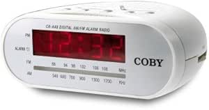 Amazon.com: Coby Electronics CRA48 - Radio despertador digital AM/FM ...