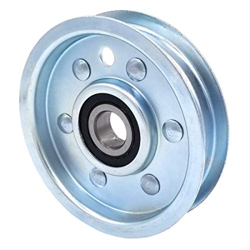 Phoenix Flat Idler Pulley Wheel - 3 1/4in. Dia, 3/4in. Wide: Lawn Mower ...