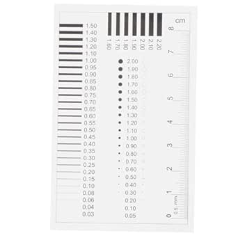 Amazon.com: Hohopeti High Precision Flaw Detection Gauge Diameter Ruler ...