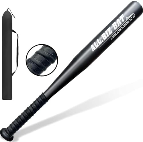 ALLBIZ 32 Inch Heavy Aluminum Steel Baseball Bat for Self Defense with ...