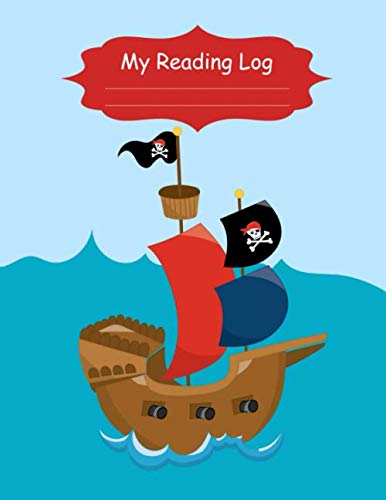 My Reading Log: Pirate Themed Book Journal for Kids (8.5"x11" Full ...