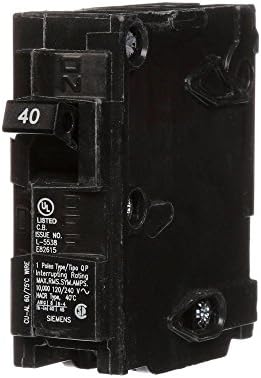 SIEMENS Q22040CT 40 Double Two 20-Amp Single Pole Circuit Breaker ...