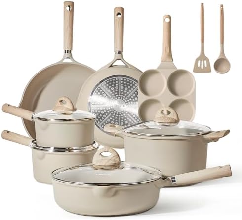 Amazon.com: CAROTE 13pcs Pots and Pans Set Non Stick, Nonstick Kitchen ...