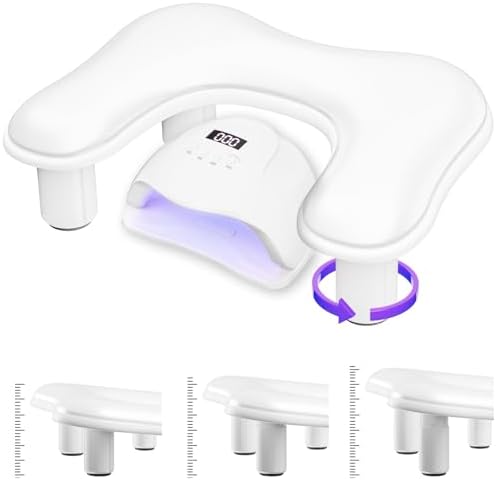 Amazon.com: ANGNYA U-shaped Arm Rest for Nails Tech, Nail Arm Rest with ...