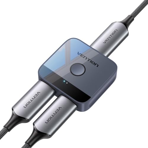 Amazon.com: HDMI Switch 1 in 2 Out 4k@60hz, HDMI Switch 2 in 1 Out with ...