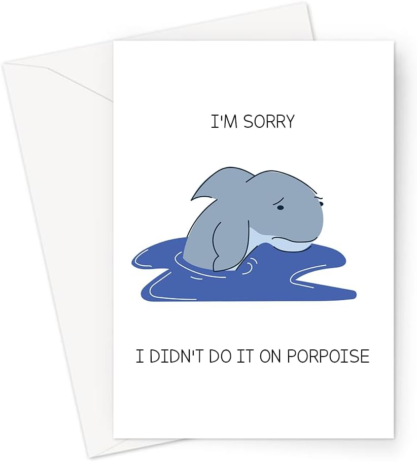 Amazon.com : Funny Poem Apology Card for Him Her, I Messed Up Card for ...