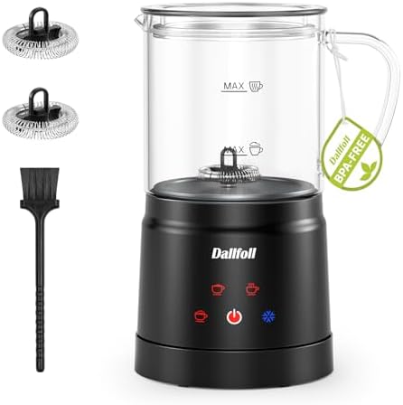 Amazon.com: Pokna Detachable Milk Frother and Steamer, 21oz/600ml ...
