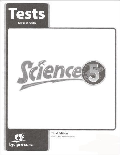 Science 5 Testpack 3rd Edition: BJU (Bob Jones University) Press ...