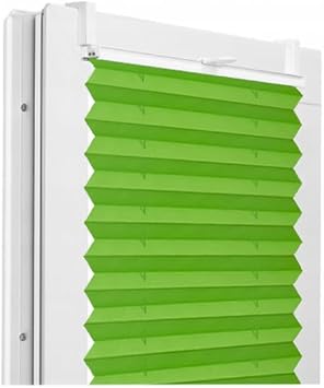Fenster DEKOR - Klemmfix Pleated Blind, No Drilling, Width 40 cm x Height 100 cm - Window ...