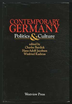 Amazon.com: Contemporary Germany: Politics And Culture: 9780865314436 ...