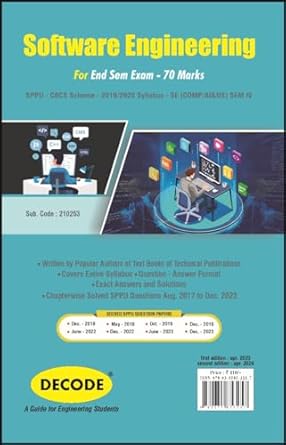 Amazon.in: Buy Software Engineering for SPPU 19 Course (SE - IV - Comp - 210253) & (SE - SEM IV ...