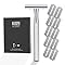 Amazon.com: Keropy®Double Edge Safety Razor With 10 Premium Stainless ...