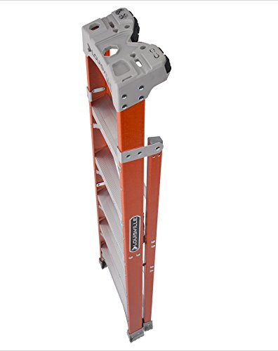 Louisville Ladder FXS1510 Cross Step/Shelf Ladder, 10-feet, Orange Best ...