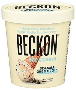 Amazon.com: Beckon Ice Cream, Sea Salt Chocolate Chip, 16 Ounce ...