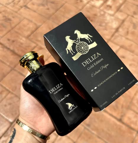 Amazon.com : DELIZA EXCLUSIVE (GOLD EDITION EAU DE PARFUM 100 ML 3.4 OZ ...