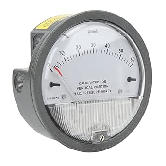 Differential Pressure Gage, High Precision 1/8" Female Pressure ...