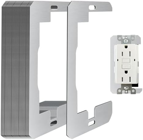 30 Pcs Wall Plate Spacer, Metal Single Gang Flush Fit Device Leveling ...