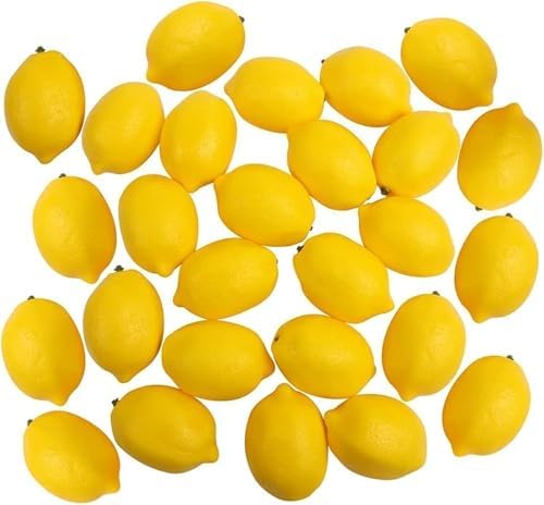 Amazon.com: JJLFresheners 10Pcs Artificial Mini Lemon Decor Fake Fruit ...
