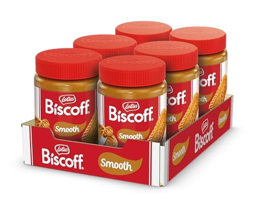 Lotus Biscoff | Pâte à tartiner douce | Onctueuse | 400g | Paquet de 6