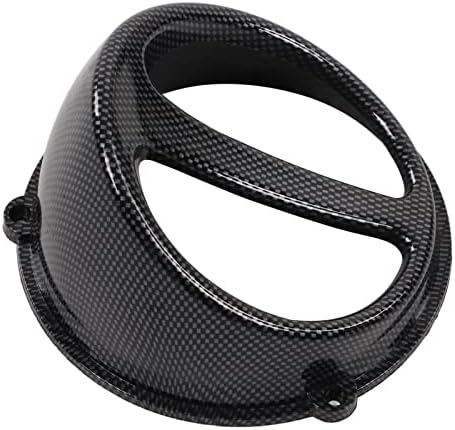 Amazon.com: Motorcycle Air Scoop Cover, ABS Material Carbon Fiber Style ...